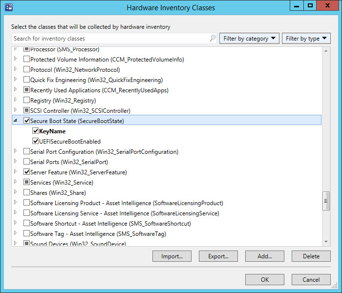 Inventory Secure Boot State and UEFI with ConfigMgr | Mike's Tech Blog