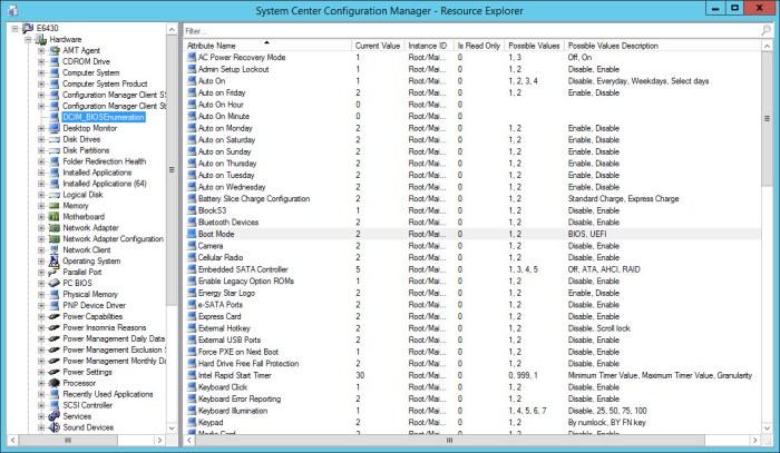 How to Inventory Dell BIOS and UEFI Settings with ConfigMgr Part 2 ...
