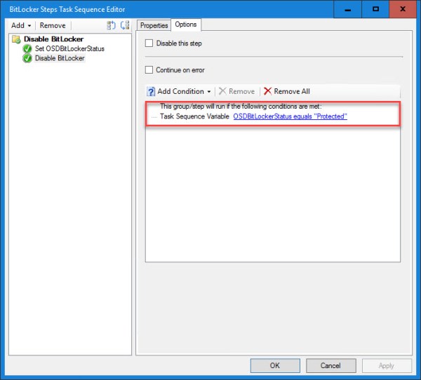 How to detect, suspend, and re-enable BitLocker during a Task Sequence ...