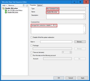 How to detect, suspend, and re-enable BitLocker during a Task Sequence ...