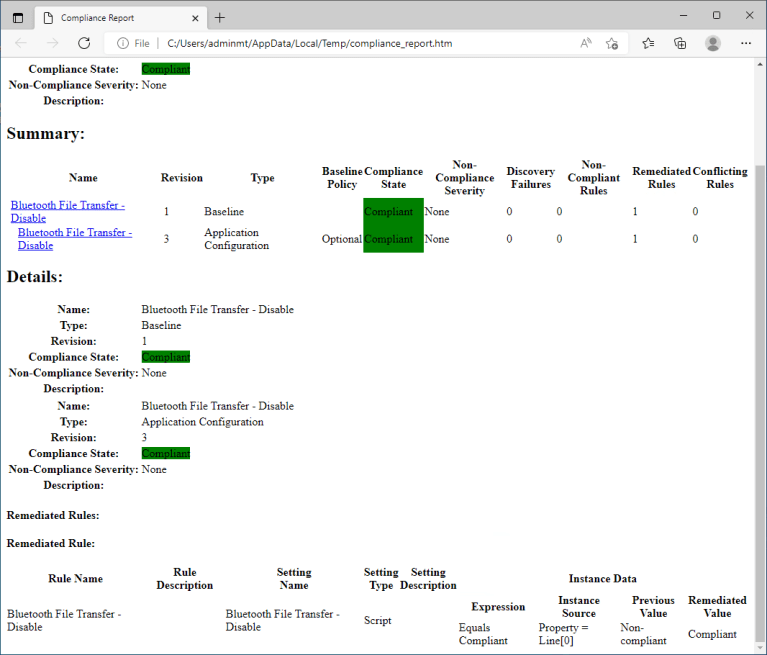 Disable Bluetooth File Transfer with ConfigMgr | Mike's Tech Blog
