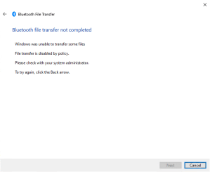 Disable Bluetooth File Transfer with ConfigMgr | Mike's Tech Blog