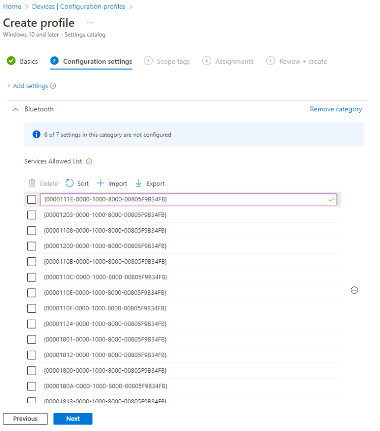 Disable Bluetooth File Transfer with Intune | Mike's Tech Blog